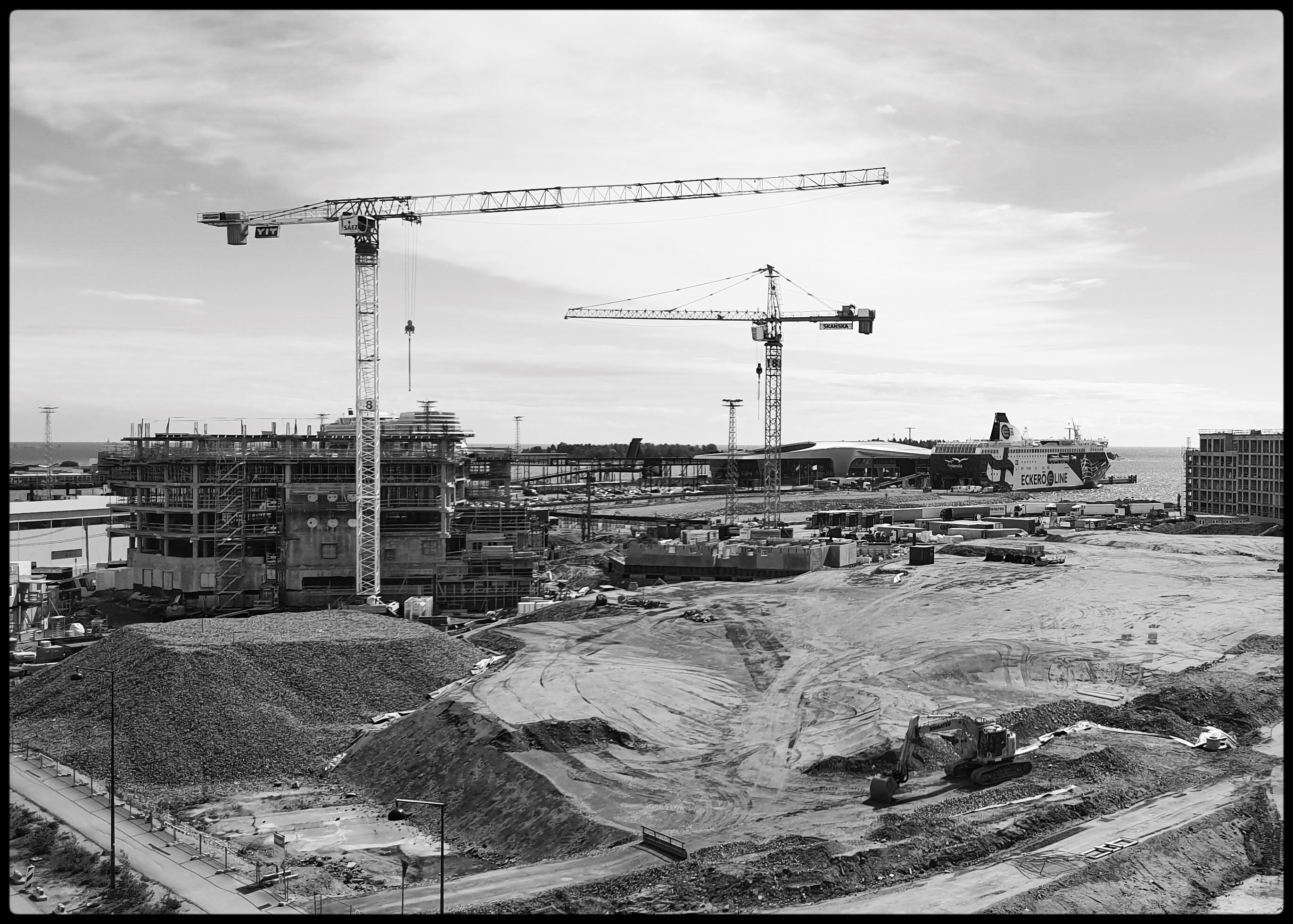 Länsiterminali construction – Helsinki, Finland – 25 May 2019 – Triet ...