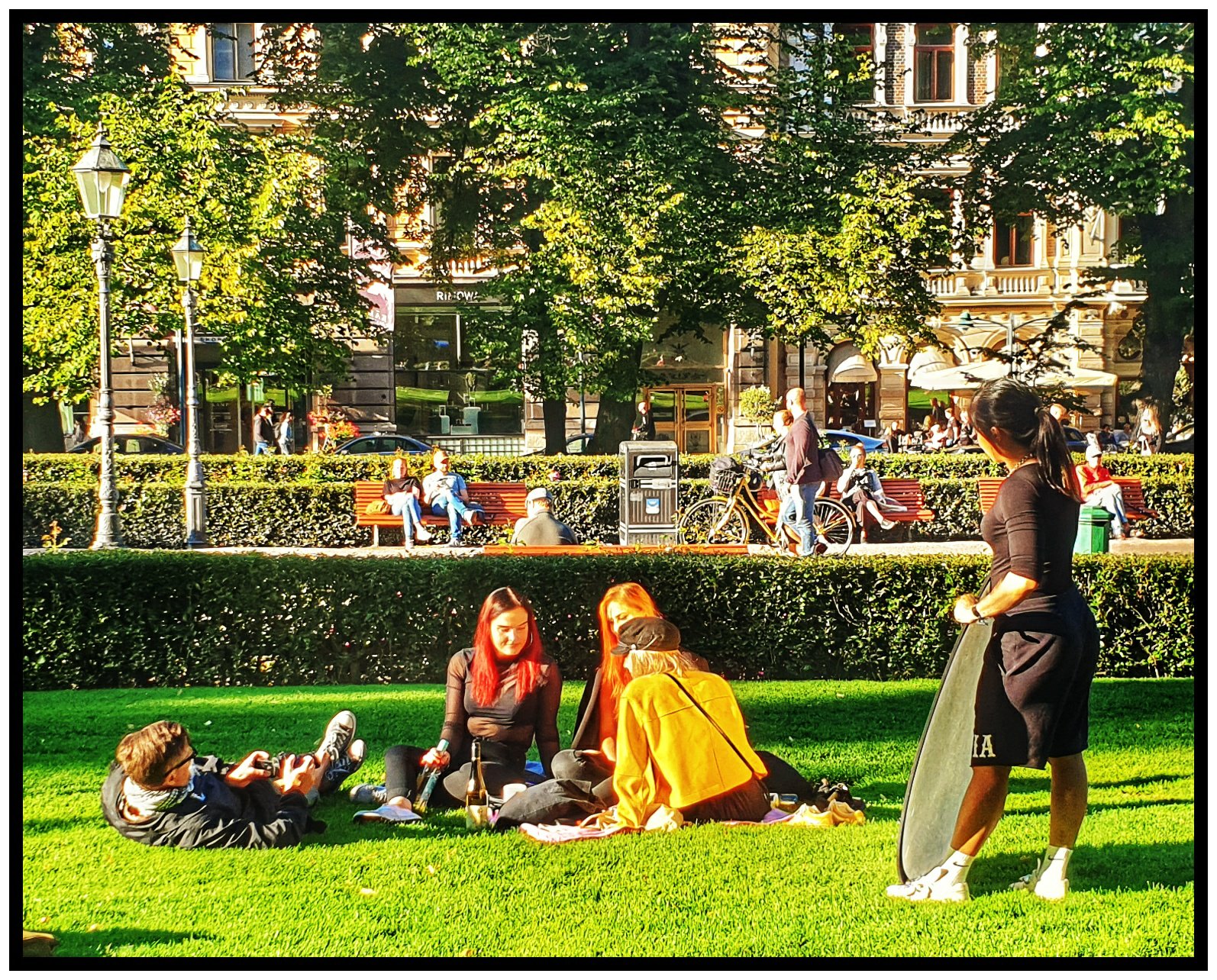 Shooting the models in Esplanadi – Helsinki, Finland – 28 August 2020 ...